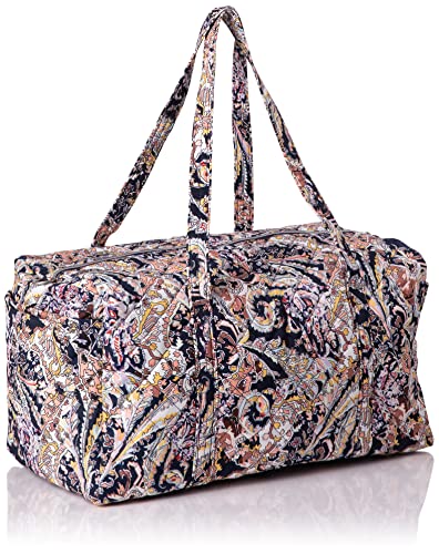 Vera Bradley Women's Performance Twill Large Travel Duffle Bag, Tangier Paisley, One Size