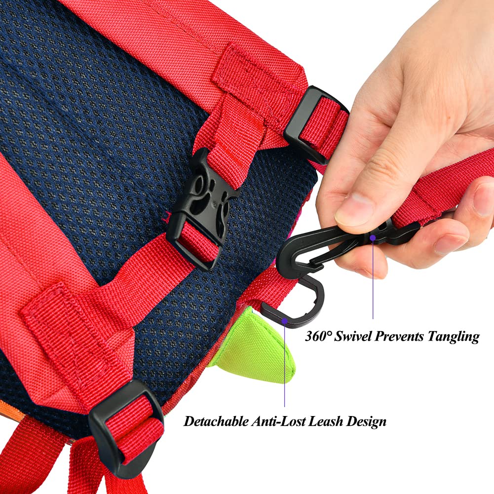 Samloong Backpack Leash for Toddlers, Kids Children Nursery Preschool Anti Lost Safety Toddler Leash with Harness Backpacks