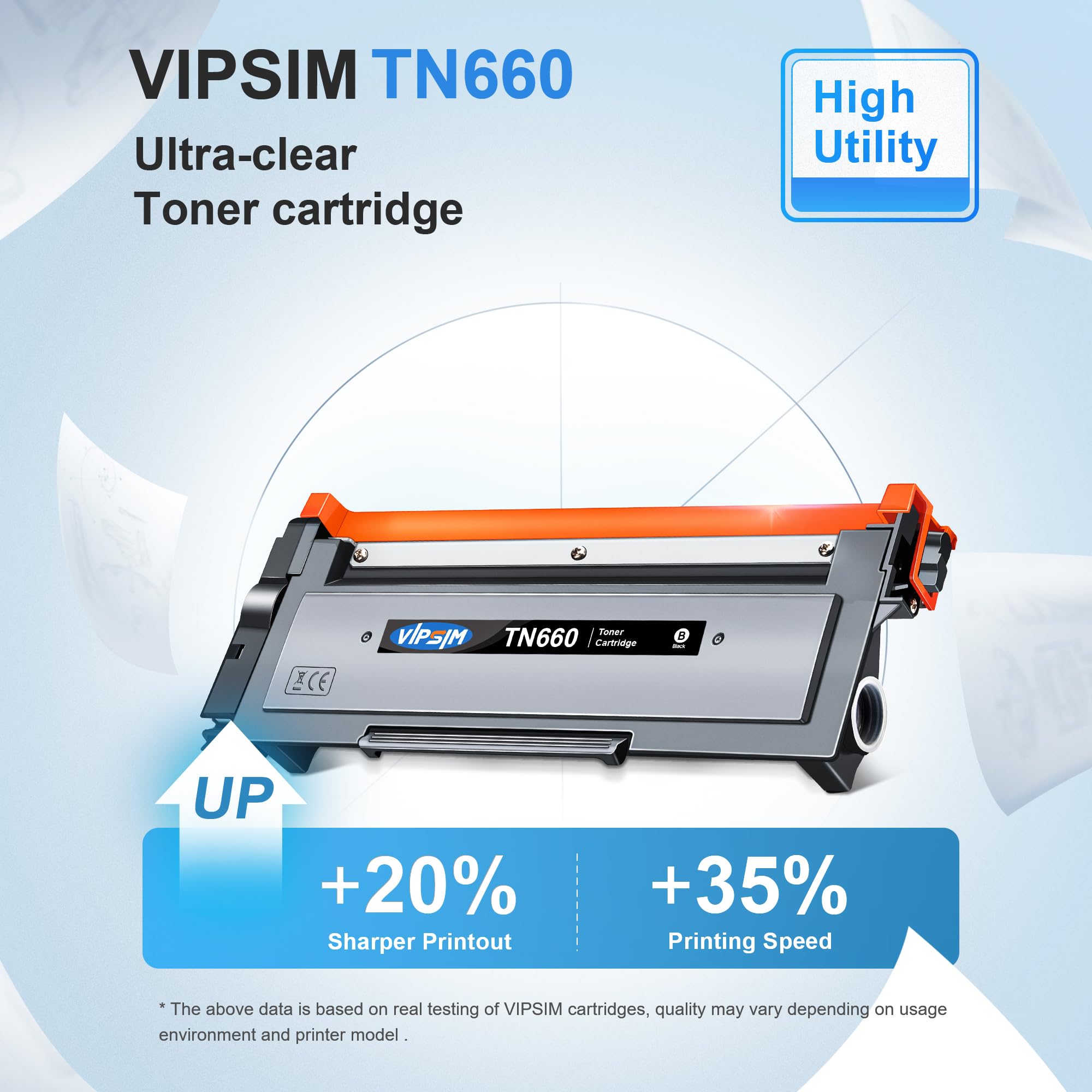 TN660 Toner Cartridge Brother Printer - Replacement with Brother TN 660 TN-660 TN630 High Yield to use with HL-L2380DW HL-L2320D HL-L2340DW DCP-L2540DW MFC-L2700DW MFC-L2720DW Printer (Black, 4 Pack)