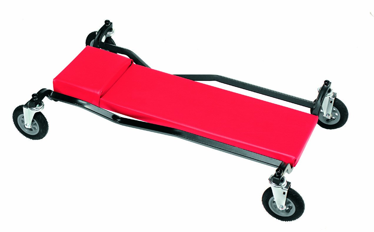 Whiteside Manufacturing USA Made - Professional Heavy-Duty 40" Creeper with 6" No-Matic Rollers (MTLPNEU)