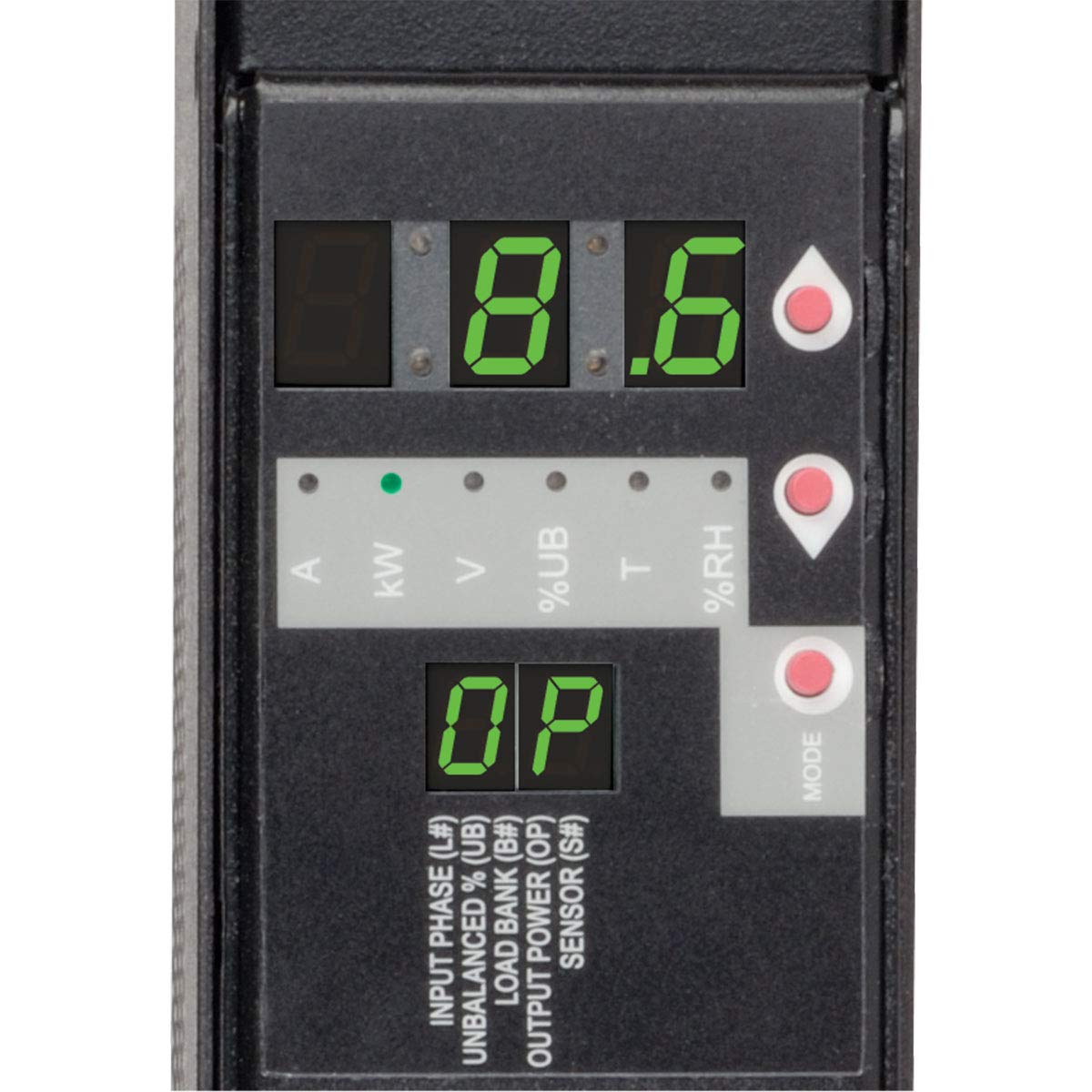 Tripp Lite Monitored PDU, 8.6kW 3-Phase, 208/120V 45 Outlets (36 C13, 6 C19 & 3 5-15/20R), NEMA L21-30P, 3 ft. Cord, 0U Vertical, TAA (PDU3VN3L2130)