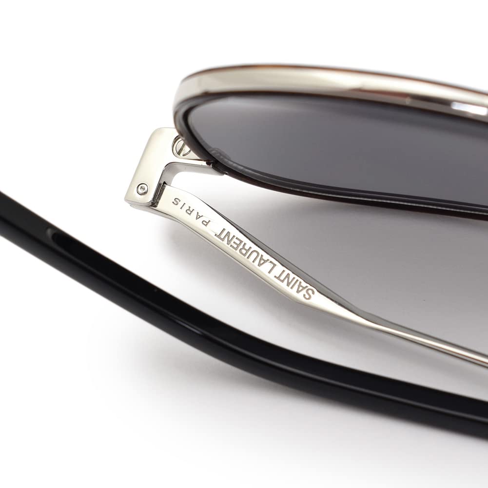 Yves Saint Laurent sunglasses (SL-361 002) Silver - Black - Grey with Mirror effect lenses