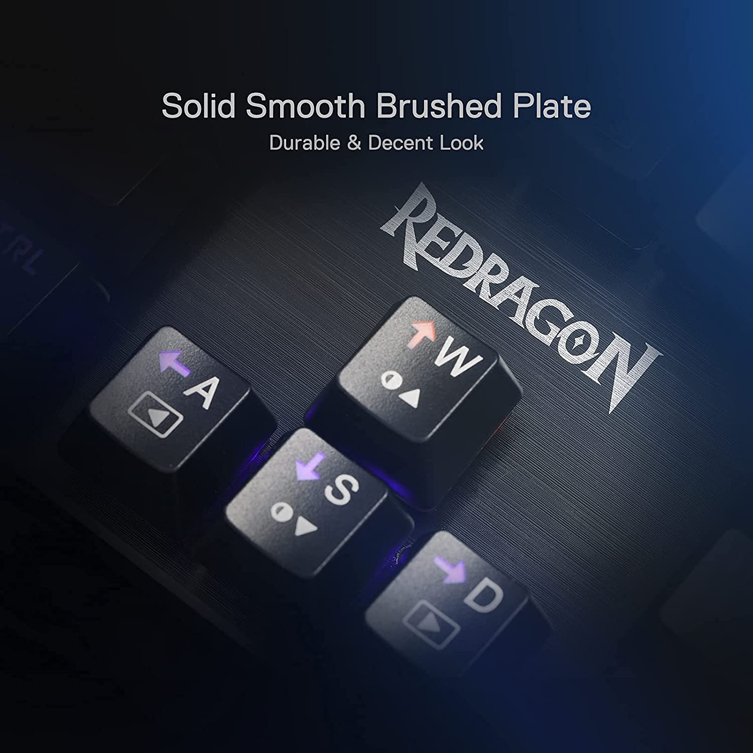 Redragon K608 Valheim Rainbow Gaming Keyboard, 104 Keys NKRO Mechanical Keyboard w/Linear and Quiet Red Switch