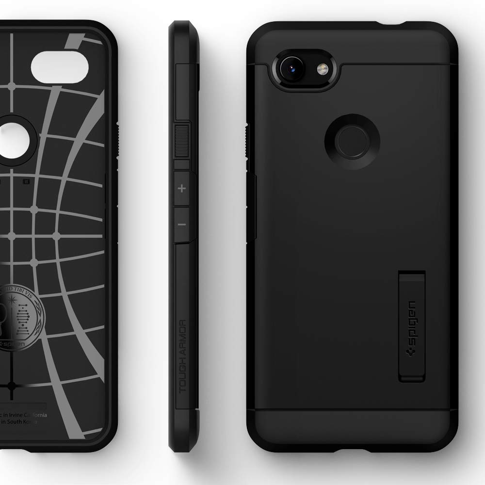 Spigen Tough Armor [Extreme Protection Tech] Designed for Google Pixel 3a Case (2019) - Black