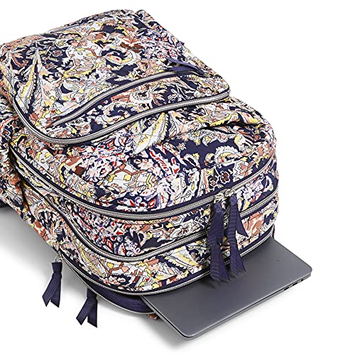 Vera Bradley Women's Performance Twill XL Campus Backpack, Tangier Paisley, One Size