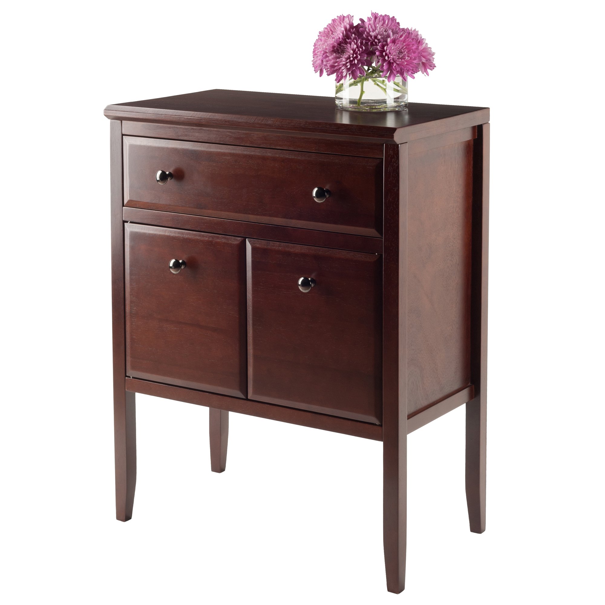Winsome Orleans Buffet, Cappuccino, 27.56"W x 35.43"H x 16.34"D