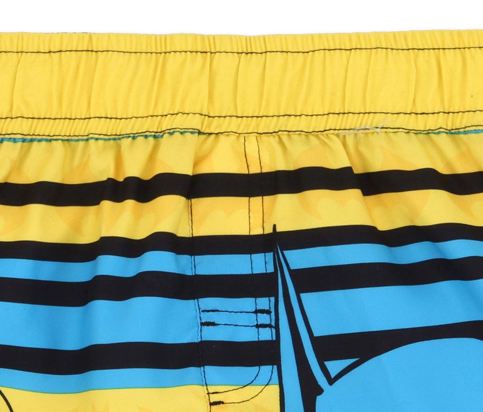 Warner Bros. Justice League Batman Toddler Boys Swim Bathing Suit Yellow/Blue 2T