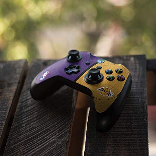 Skinit Decal Gaming Skin compatible with Xbox One Elite Controller - Officially Licensed NBA Los Angeles Lakers Canvas Design