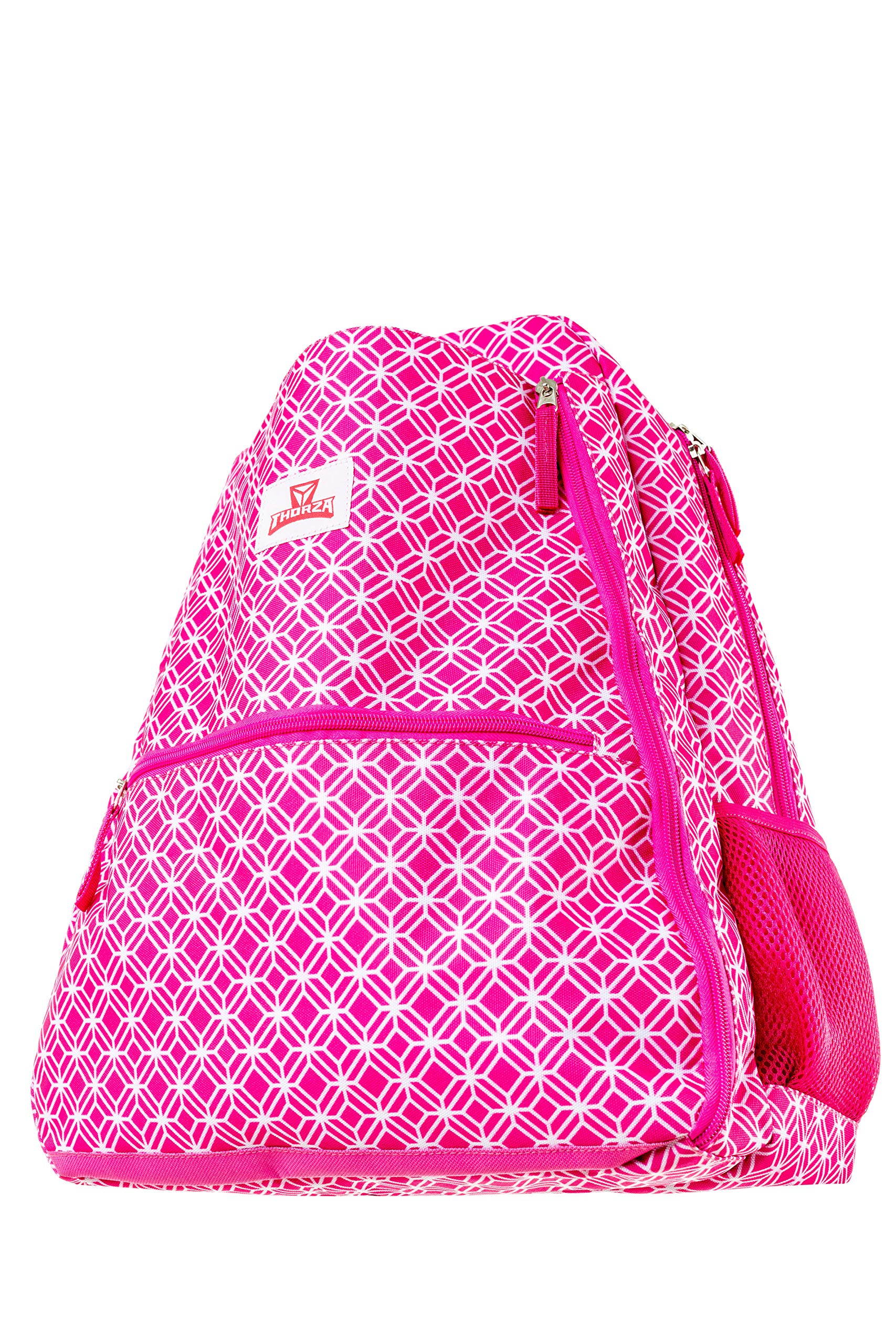 Tennis Racket Backpack for Women β Lightweight Tennis Bag Stores 2 Rackets, Balls, and Sports Gear β Backpack Only Pink