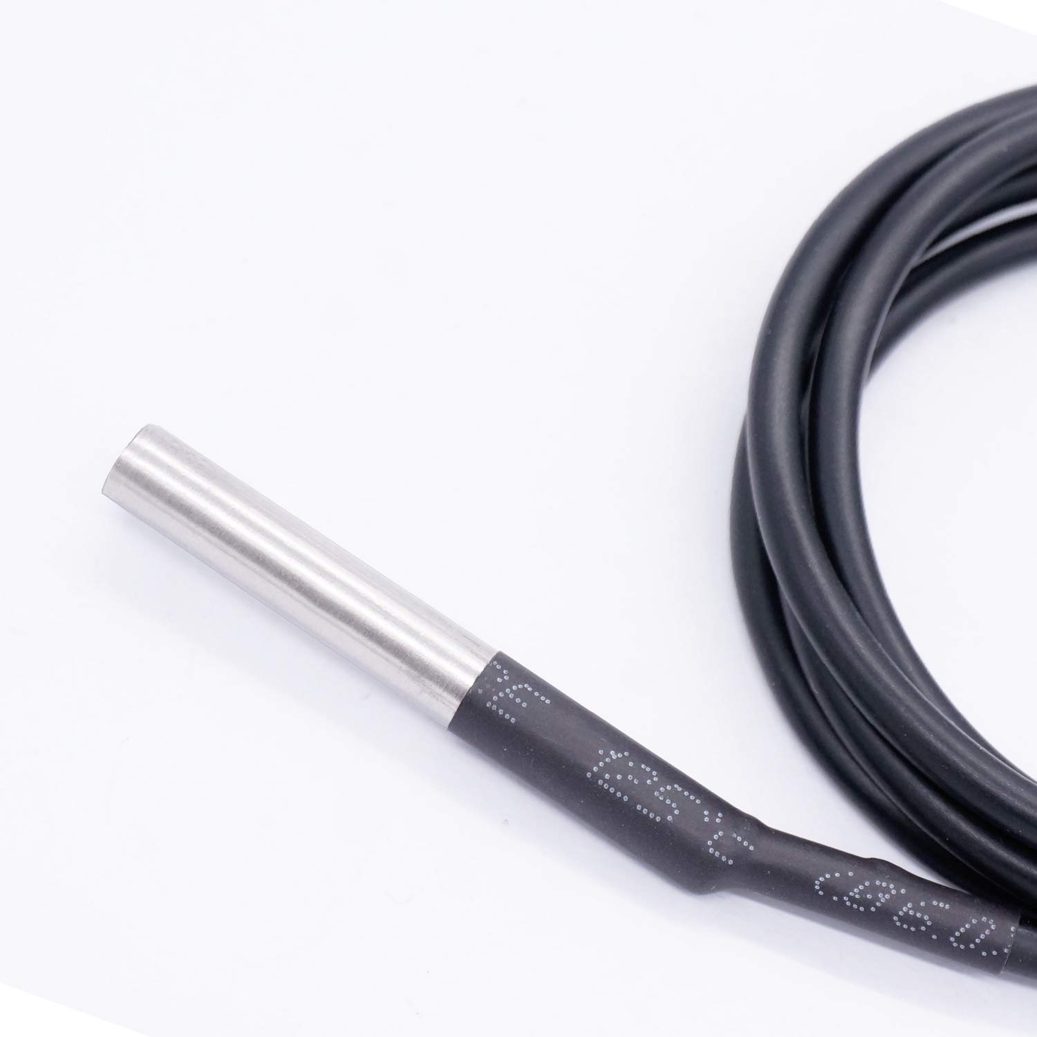 Twidec/ 3Pcs DS18B20 Waterproof Temperature Sensors 1M Length Digital Thermal Stainless Steel Probe Temperature Controller DS18B20-1M