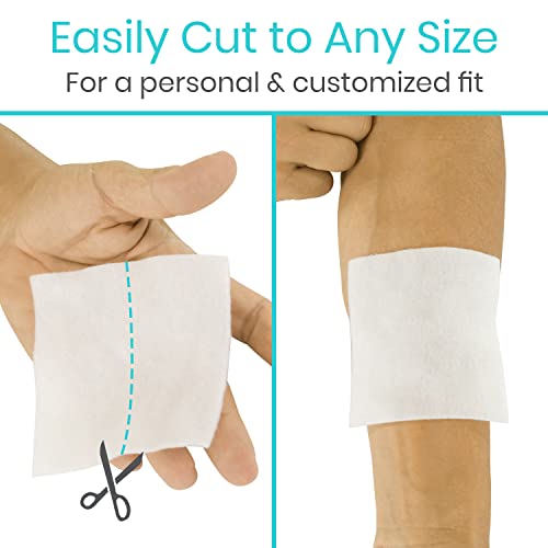 ViveCare Calcium Alginate Wound Dressing (10 Pack) - Individually Wrapped, Sterile Gauze Pads - Absorbent Sterile Patches for Ulcer, Bed Sore, G Tube, & Diabetic Foot - Non-Stick Burn Treatment