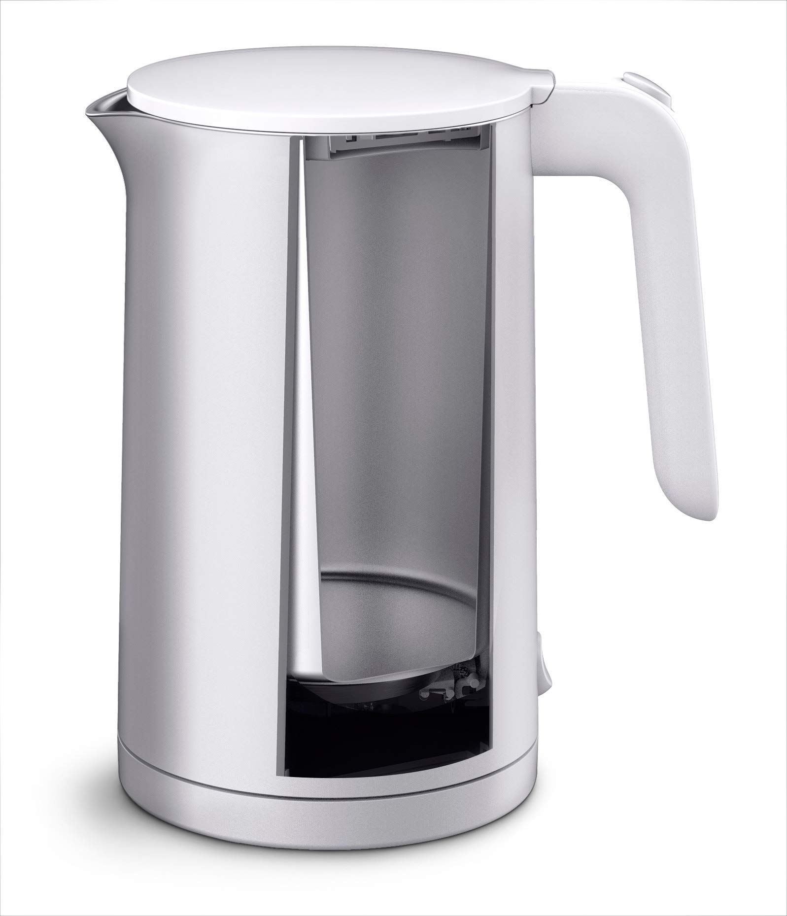 ZWILLING Enfinigy Cool Touch 1.5-Liter Electric Kettle, Cordless Tea Kettle & Hot Water, Silver