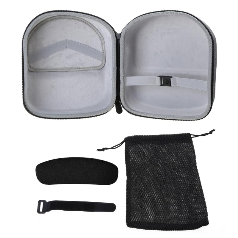 Travel Case for Oculus Quest 2/Oculus Quest All-in-one VR Gaming Headset Hard Carrying Case Shoulder Bag Protective Storage Box (Grey)