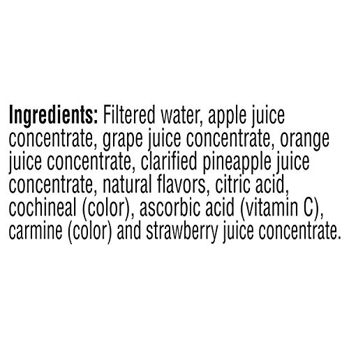 Tropicana 100% Juice, Strawberry Orange, 10 fl oz (Pack of 15) - Real Fruit Juices, Vitamin C Rich, No Added Sugars, No Artificial Flavors