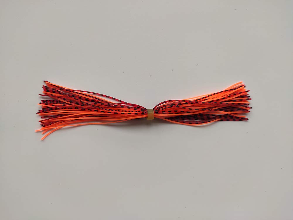 senlang 10 Bundles 50 Strands Fishing Silicone Skirts Spinnerbaits Buzzbaits Squid Rubber Line Jig Head Lures Replacement Fly Tying Material