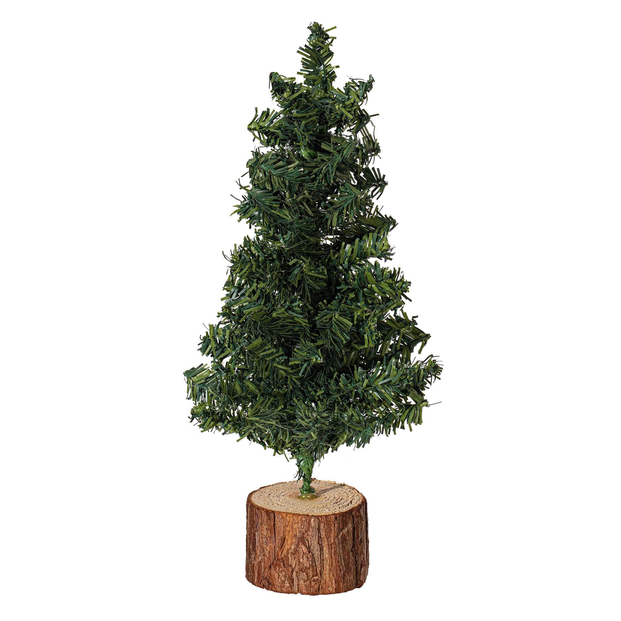 Vickerman 9" Mini Pine Artificial Christmas Tree, Unlit