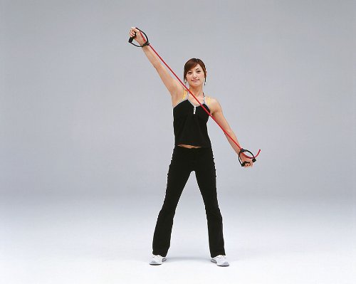TOEI Light H-7417R Exercise Tube, Red, 0.3 inches (8.5 mm), Length 5.7 inches (145 cm), Thickness 0.3 inches (8.5 mm)