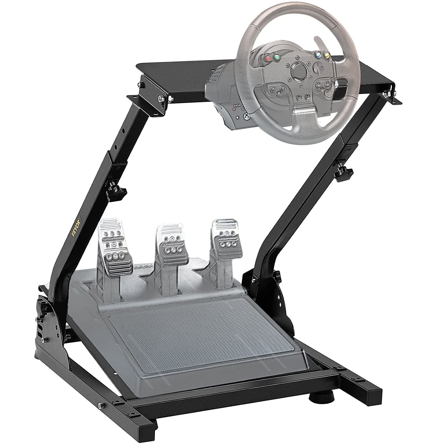 VEVOR G920/G29 Racing Wheel Stand fit for Logitech G27/G25 Gaming Wheel Stand fit for Thrustmaster,Wheel Pedals NOT Included Shifter Mount NOT Included