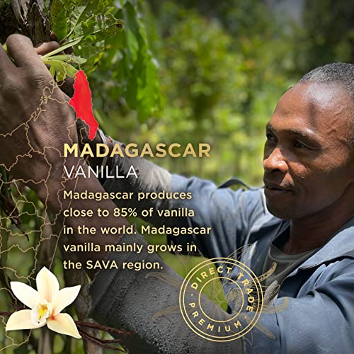 SAVA Madagascar Vanilla Extract β 100% Pure Vanilla Extract from High-Quality Madagascar Vanilla Beans β No Sugar Added Gourmet Vanilla Extract β Baking Supplies (2 Oz)