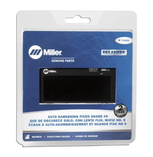 Welding Lens, 2 x 4 in, 9, Auto-Darkening