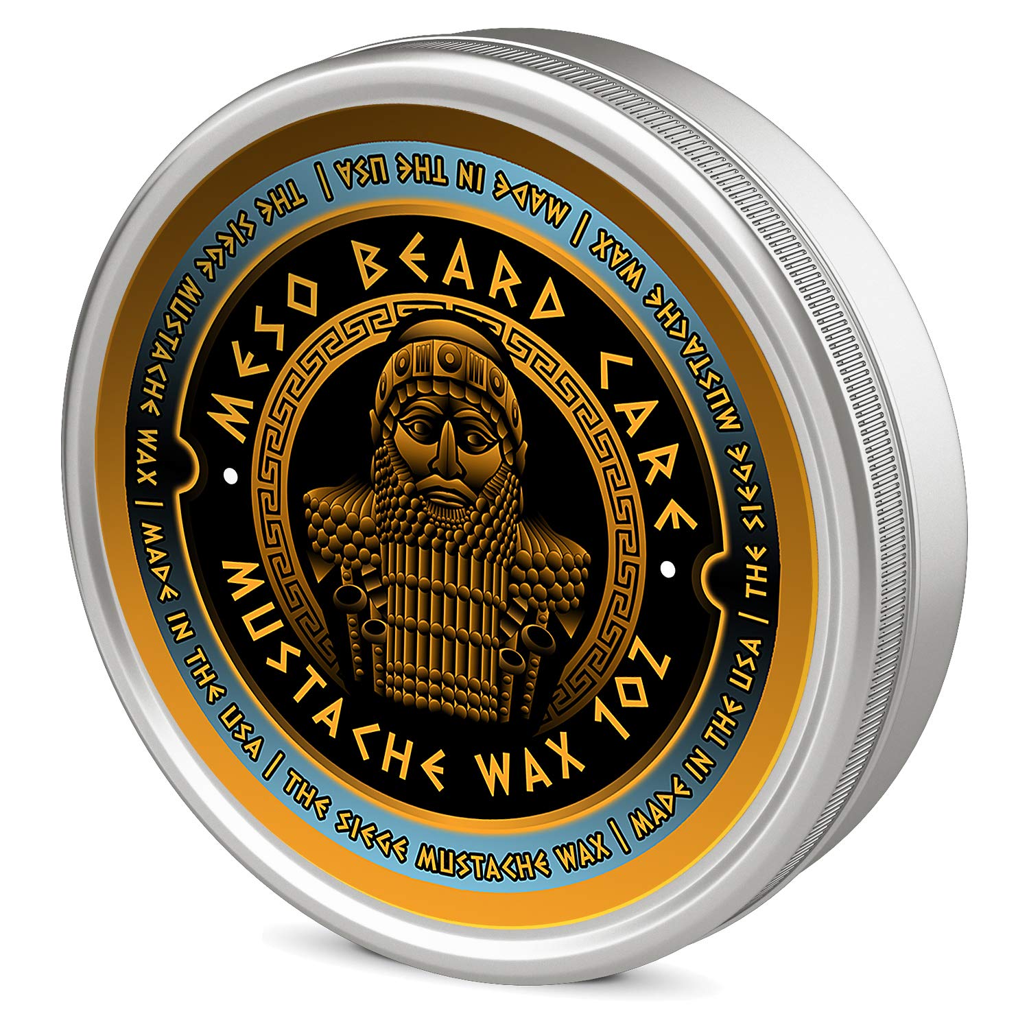 The Siege Mustache Wax - All Natural Rum, Spice, and Berry Fragrance - Meso Beard Care