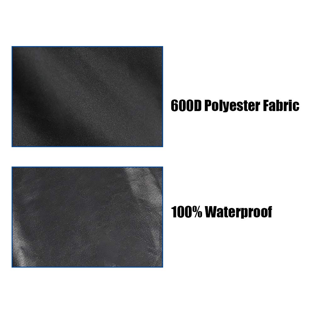 ValueHall Universal Generator Cover Waterproof UV Resistant Generator Cover Outdoor Generator Cover 600D Heavy Duty Polyester Generator Cover for Generator Protection V7088