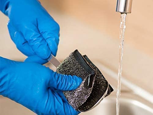 Vileda Glitzi Power INOX Steel Sponge for Stubborn Dirt, 2 Pieces