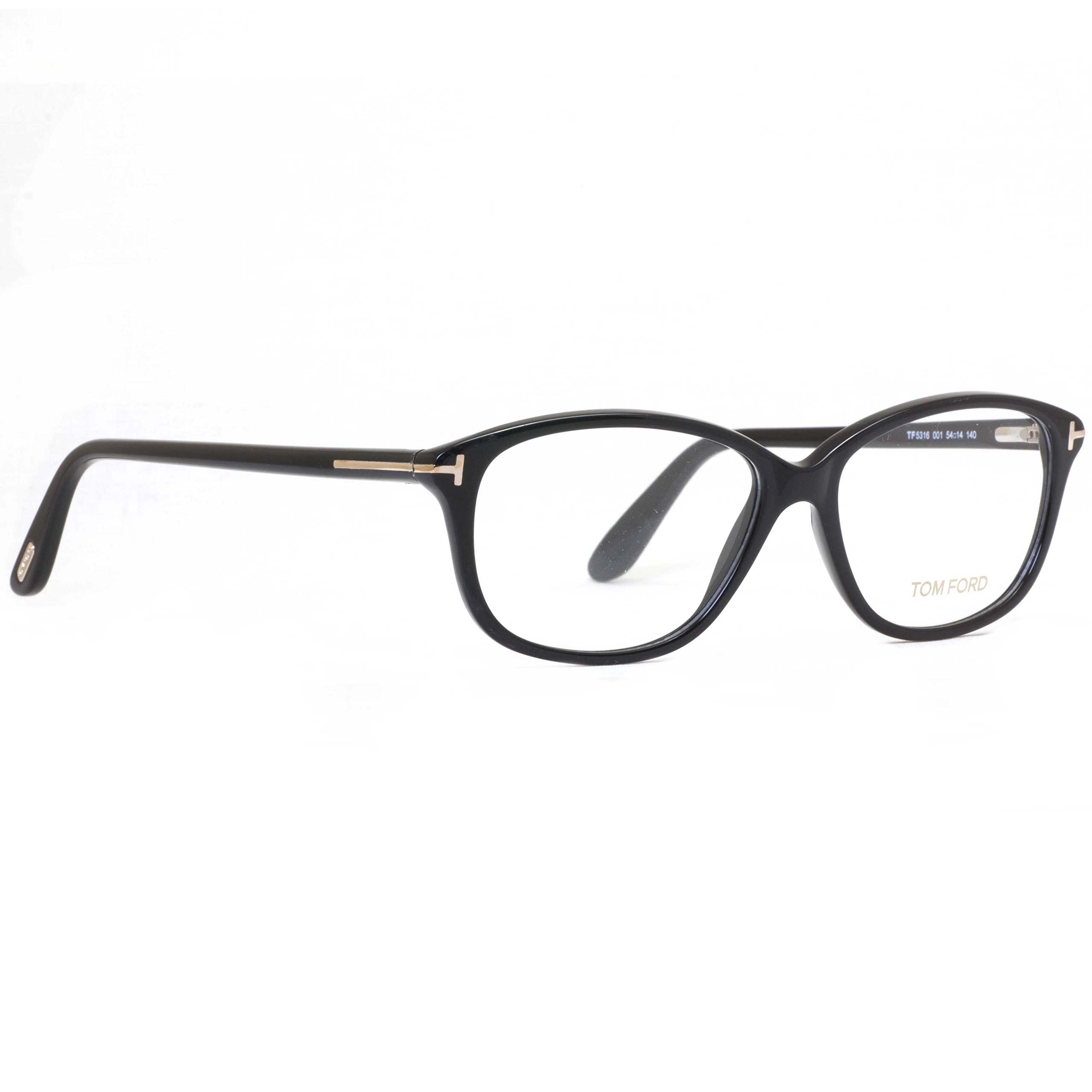 Tom Ford Oval Eyeglasses TF5316 001 Size: 54mm Black FT5316