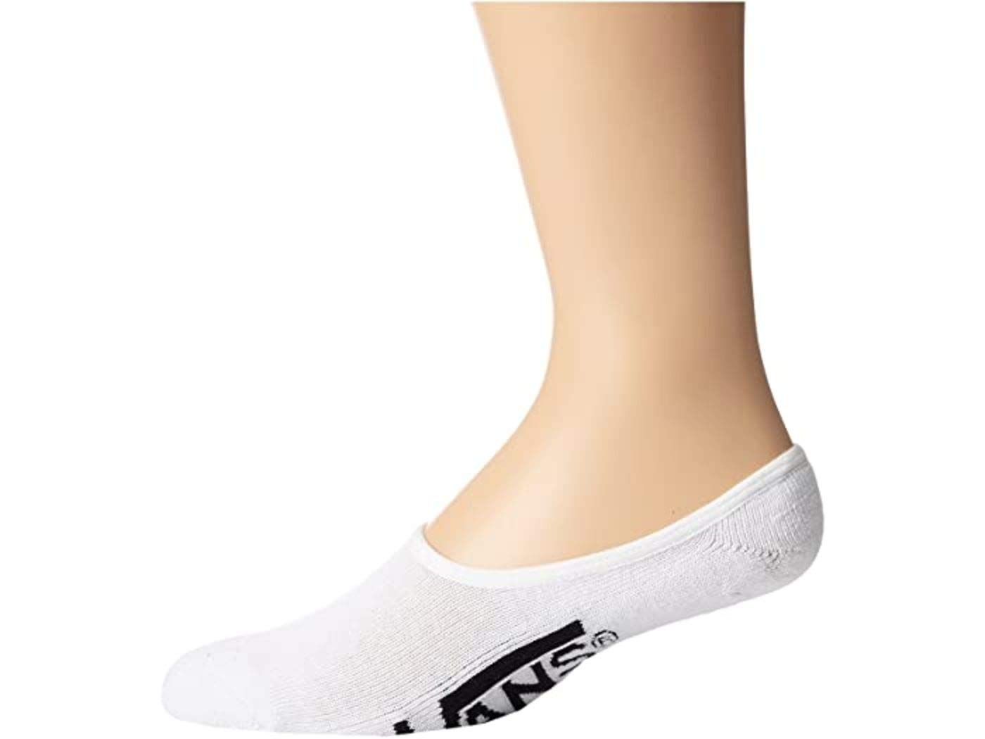 Vans Men's No-Show Socks - 3 Pack - White/Black/Grey - Men's Shoe Size 9.5-13