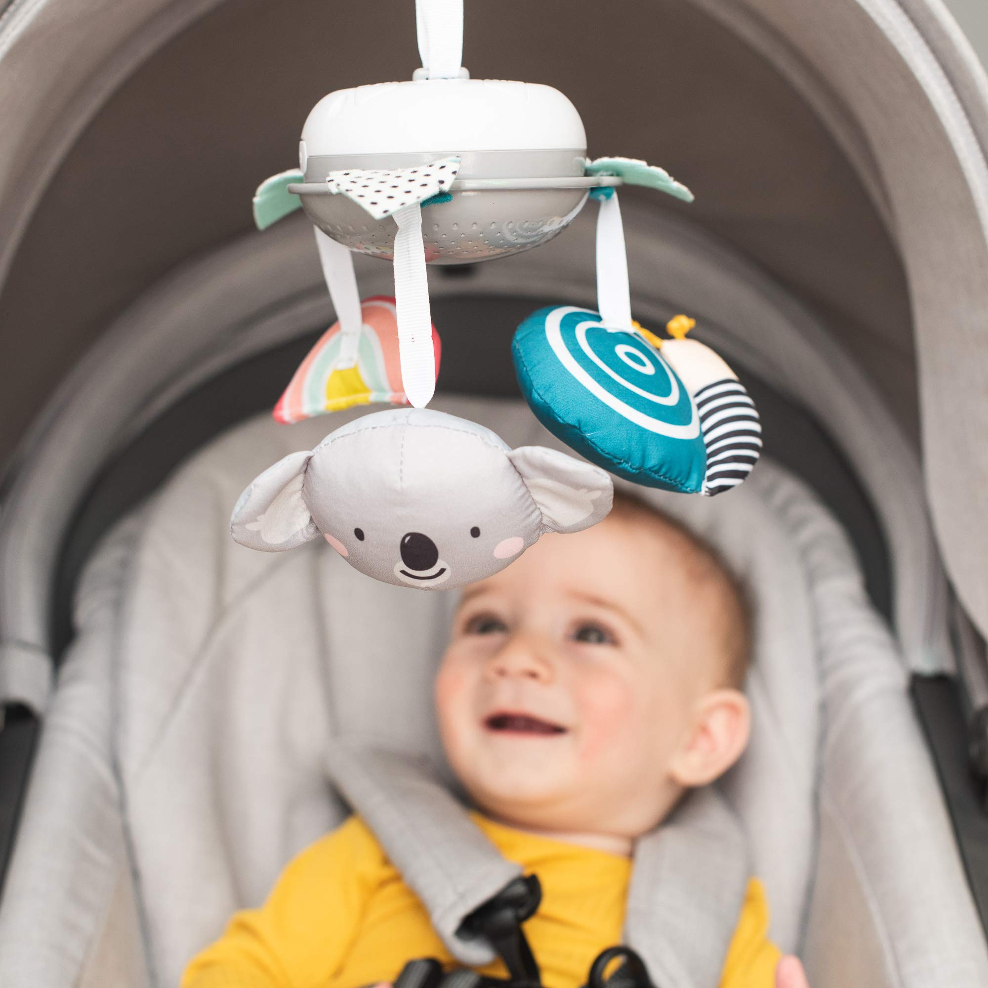 Taf Toys Koala Mobile On-The-Go | Parent and Baby’s Travel Companion, Keeps Baby Relaxed While Strolling, for 0 Months and Up