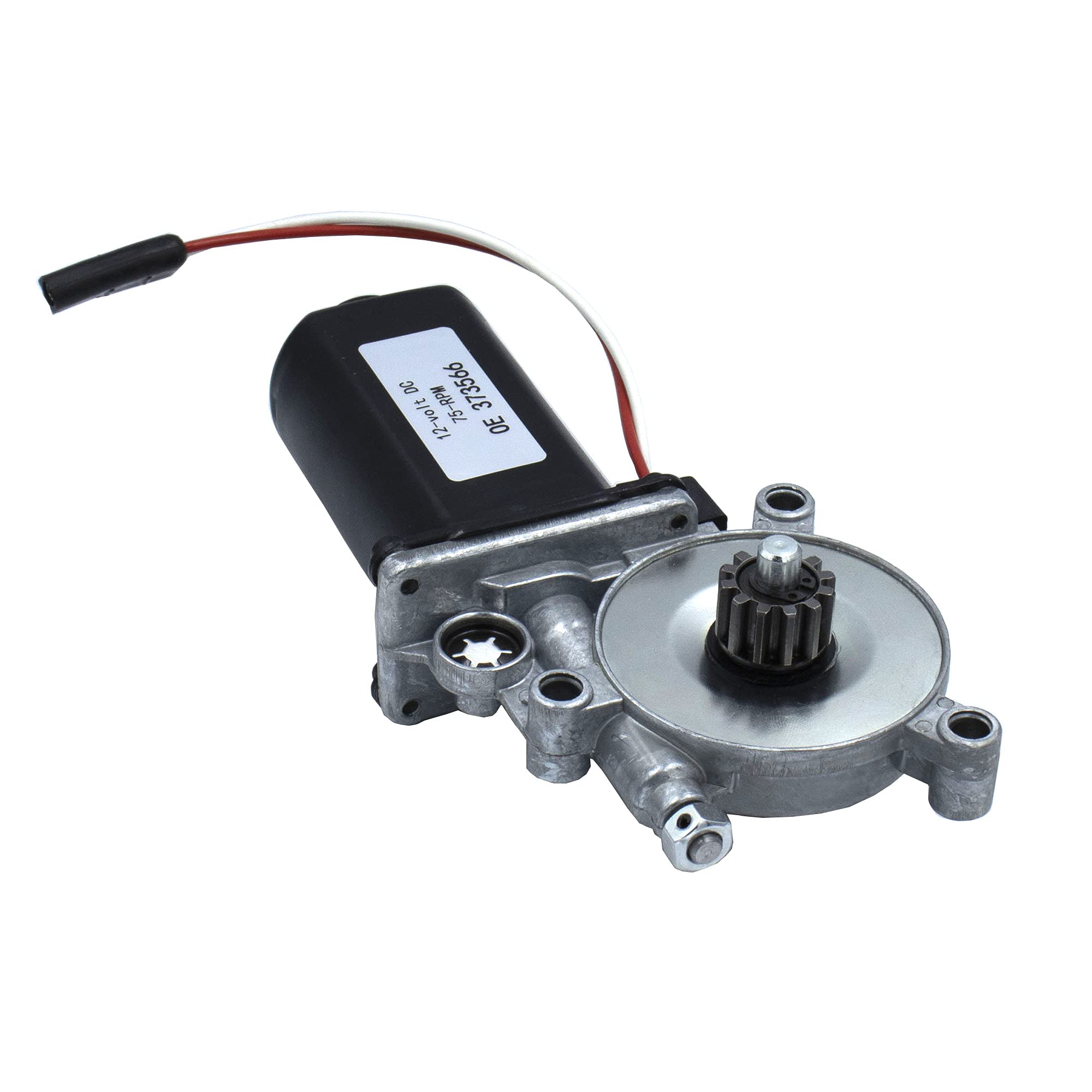 Woopeey Universal 373566 RV Power Awning Motor Replacement Compatible with Solera - Single 2-Way Connector 75-RPM and 12V