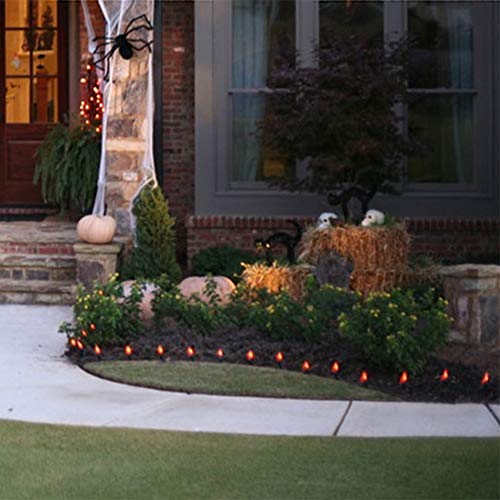 SUNSGNE Flicker Flame Light Bulb, Clear Flame Tip Candelabra Replacement Bulbs with a Flickering Orange Glow, 1 Watt/120 Volts/ E12 Flame Candelabra Base Bulbs, 12 Pack
