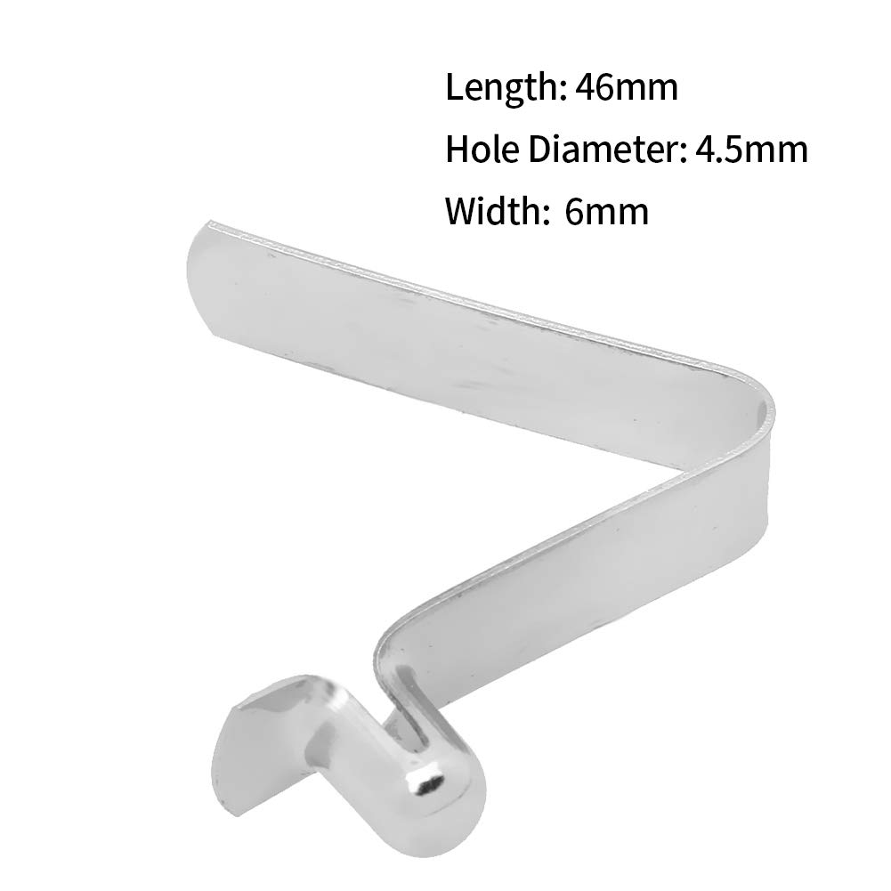 YOUNGL Kayak Paddle Spring Clip 5pcs Durable Caravan Telscopic e Steel Snap Locking Push Clamp Boat Accessories Outdoor Camping Single Button Awning Wing Tent Pole