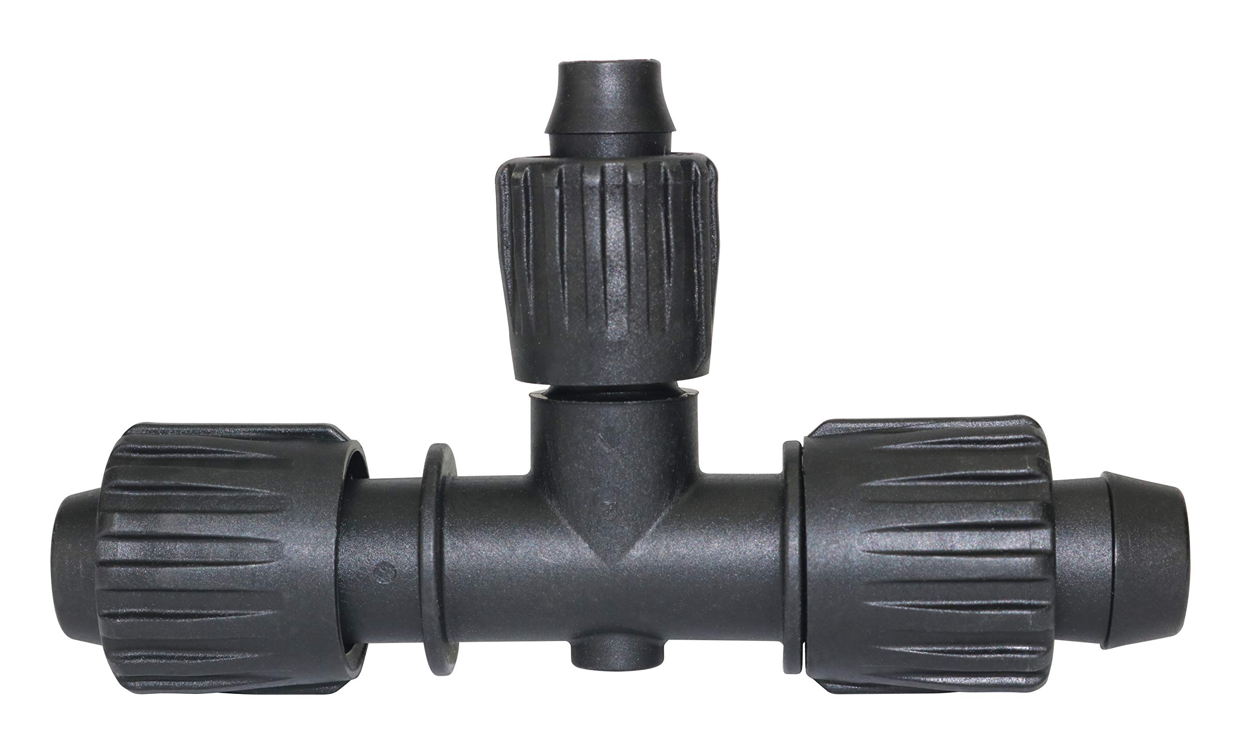 Toro 53170 Blue Stripe Drip Tri-Loc 1/2" Tee, Black