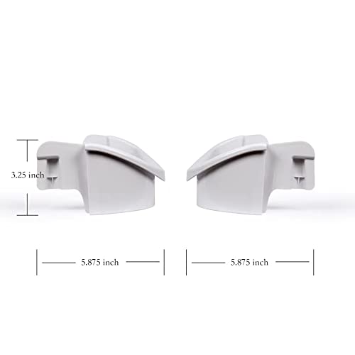 White ,240534701 Door Bar Rack Compatible with Frigidaire or Kenmore Refrigerator,PS734936, AP3214631, 948952