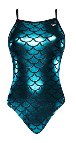 The Finals Mermaid Wing Back, Turquoise, Size 28