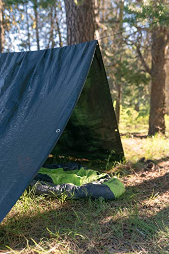 Stansport Medium-Duty Rip-Stop Tarp 14' x 16' - Dark Green