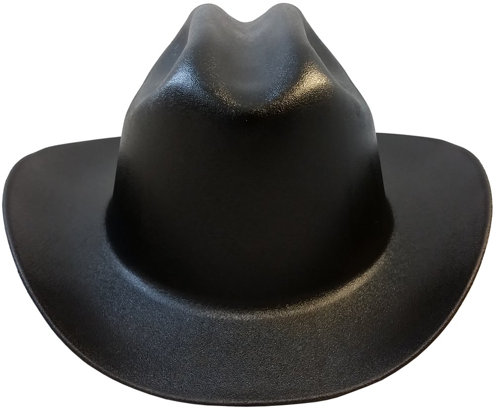 Western Cowboy Hard Hat with Ratchet Suspension (Orange)