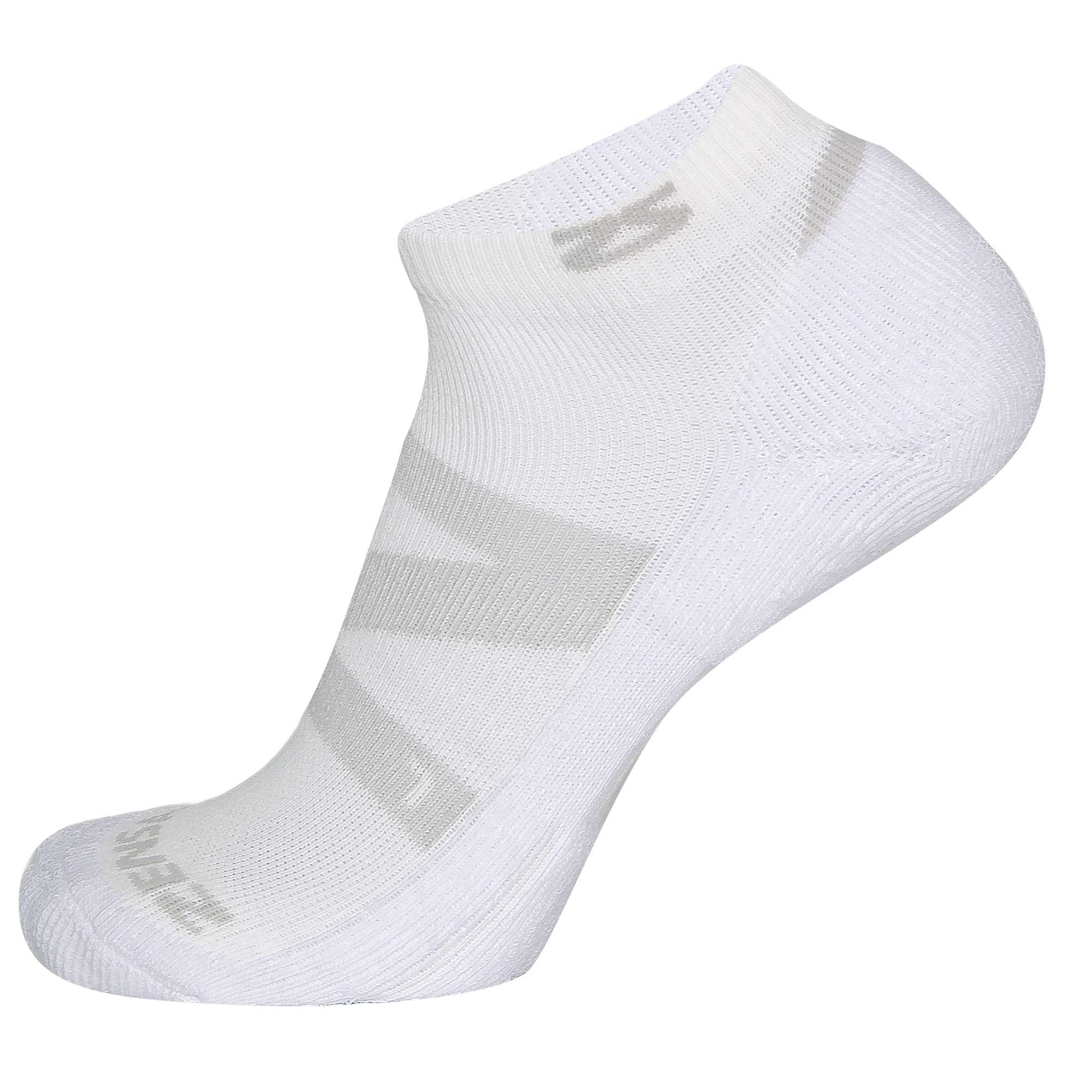 Zensah Unisex Ankle Tennis Socks - Sport Socks, Athletic, White, Medium