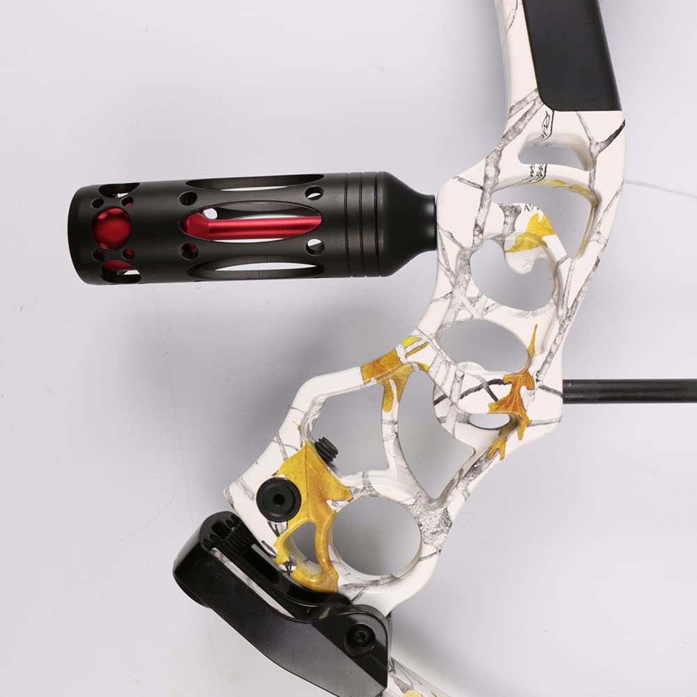 Toparchery Compound Bow Aluminum Stabilizer with Wrist Bow Sling Braided Hunting Shooting Target