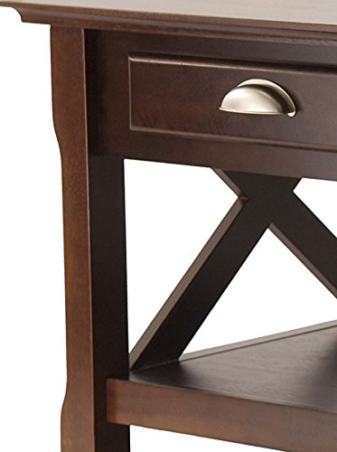 Winsome Xola 18 x 37 x 21-Inch Composite Wood Coffee Table, Cappuccino (40538)