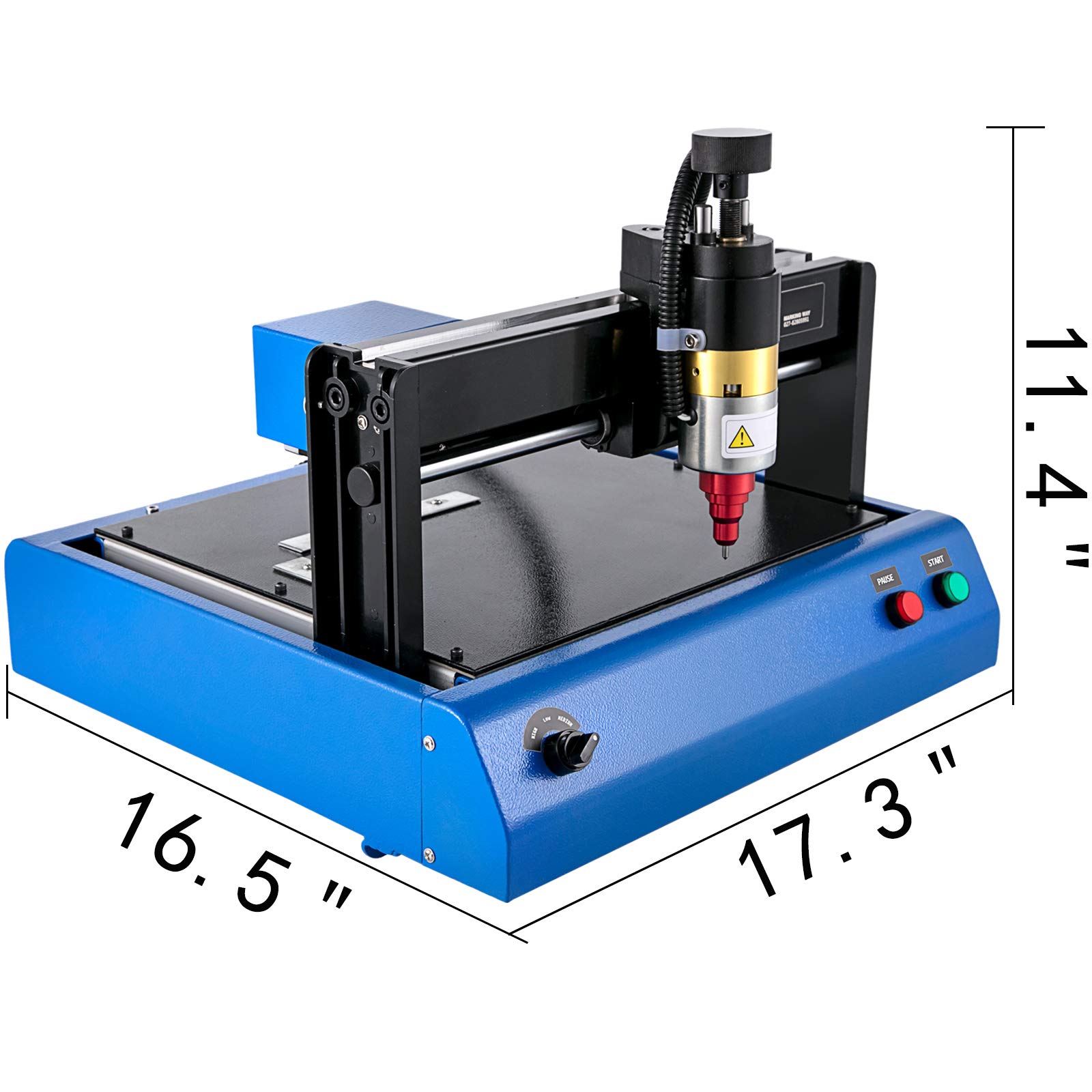 VEVOR Electric Marking Machine 300X200mm Metal Marking Machine 400W Dot Peen Marking Machine Marking Depth 0.05mm-1mm for Marking Code, Serial Number, Letter, Logo(110V)
