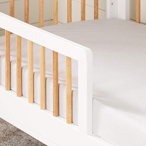 South Shore Balka Toddler Rail for Baby Crib White and Natural, Bohemian Harmony