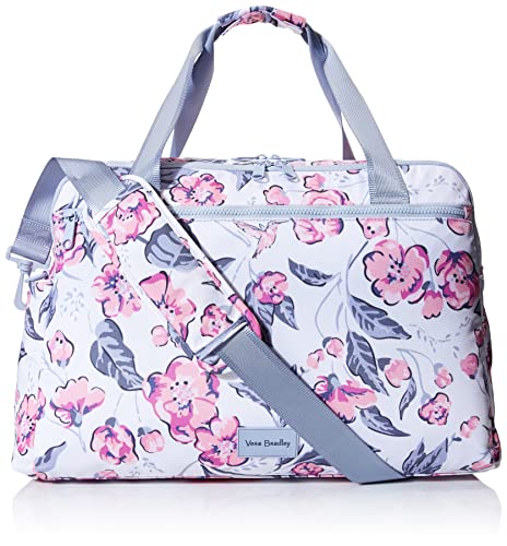 Vera Bradley Women's Recycled Lighten Up Reactive Weekender Travel Bag, Hummingbird Blooms, One Size
