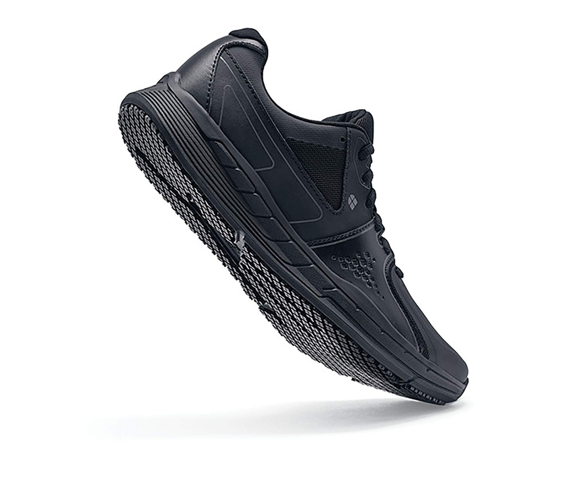 Shoes for Crews Falcon II, Women's Slip Resistant Work Shoes, Water Resistant, Black, Size 8.5