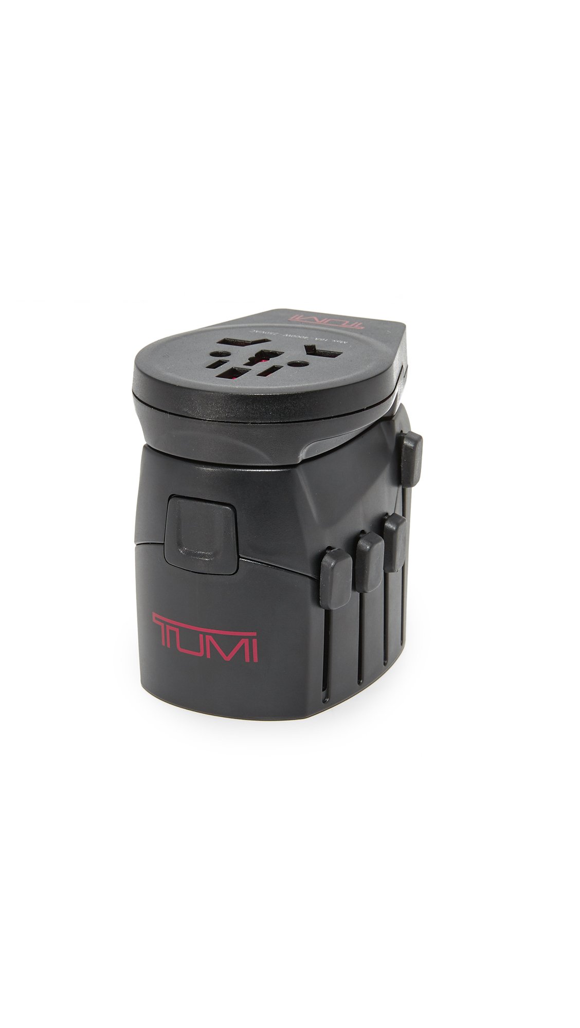 Tumi Electric Grounded Adaptor, Black, One Size