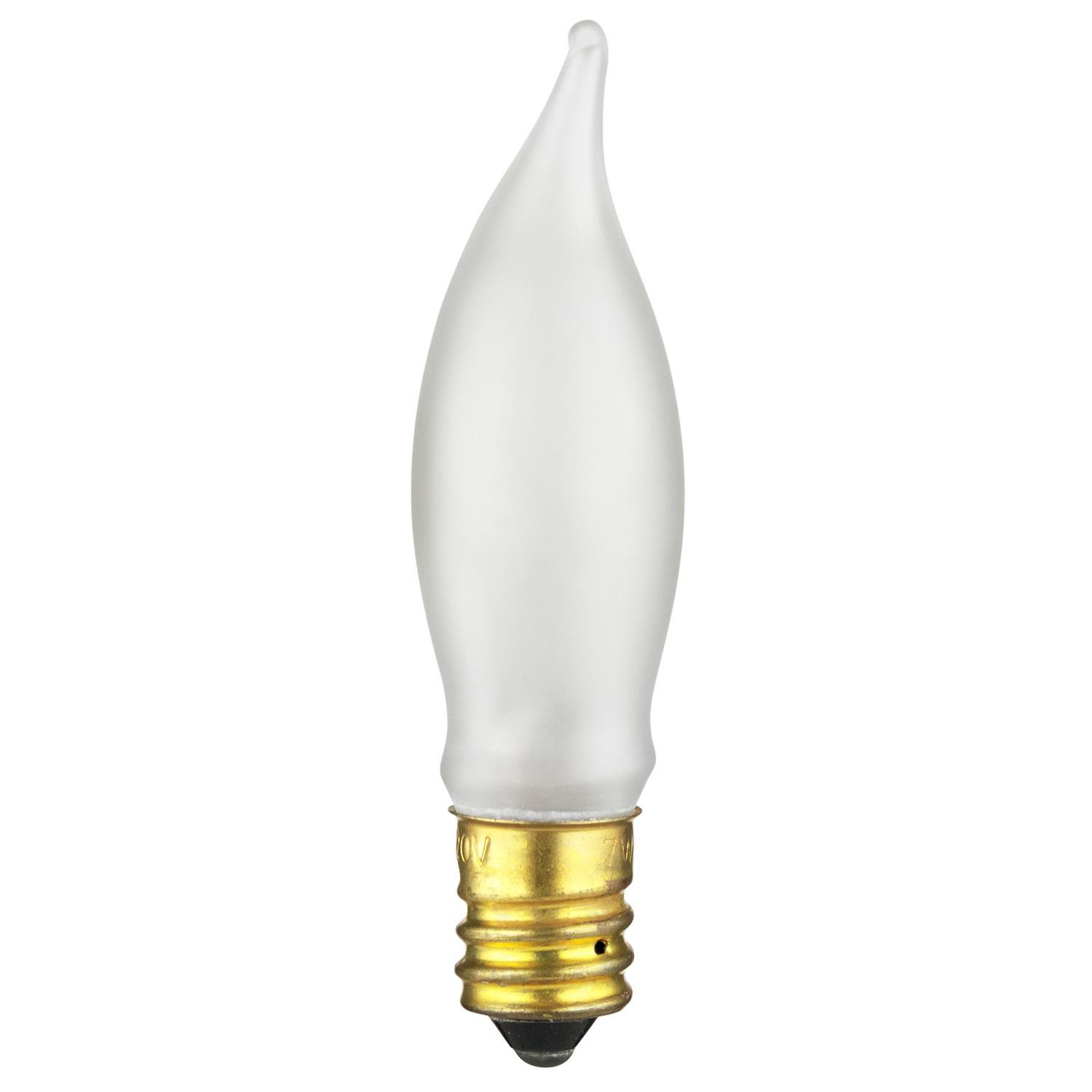 Sunlite Incandescent 10 Watt Petite Chandelier 55 Lumens Frost Light Bulb 12 Pack