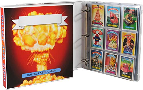 UniKeep Garbage Pail Kids GPK Themed Collectible Card Storage Binder - Complete With 20 Card Pages (Adam Bomb)