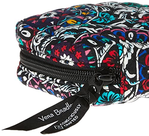 Vera Bradley Women's Mini Jewelry Organizer Case, Stained Glass Medallion, One Size