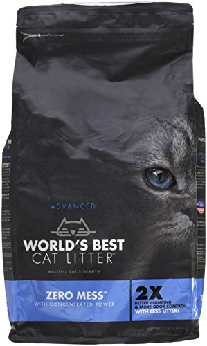 World's Best Cat Litter Advanced Zero Mess Cat Litter, 12 lb